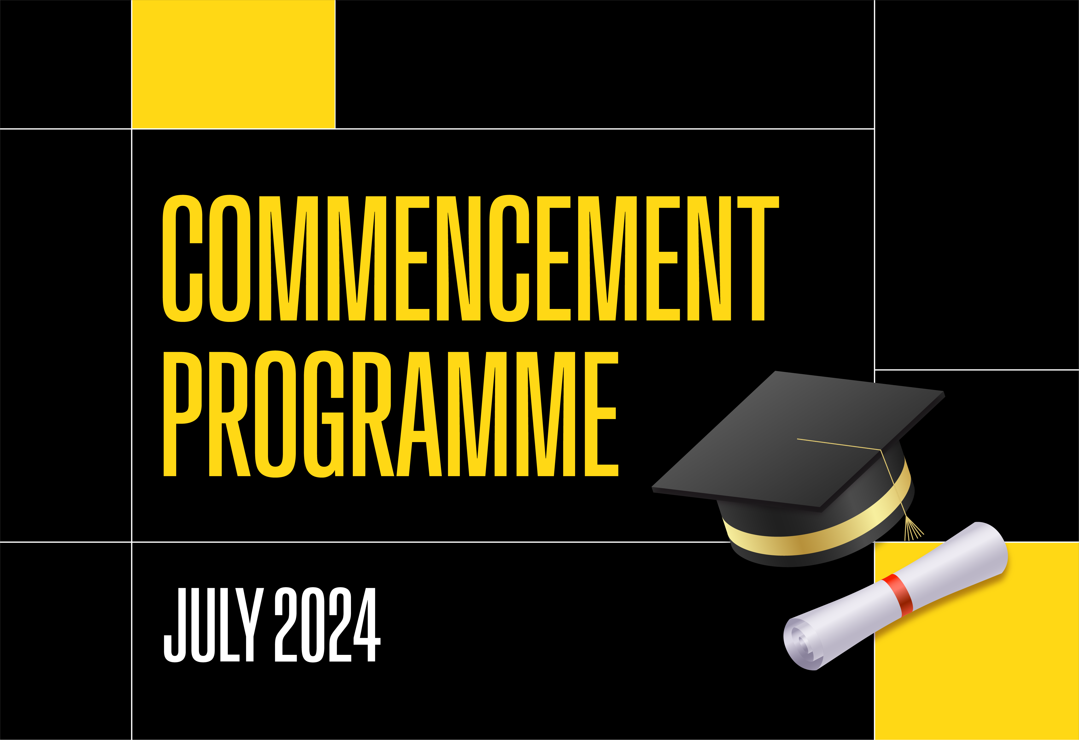 Commencement Programme July 2024